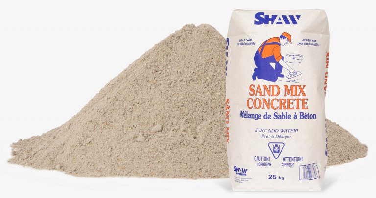 Sand Mix Concrete In Eastern Canada | Shaw Resources